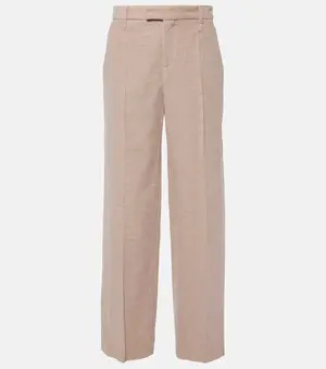 Brunello Cucinelli Straight Leg Pants - Beige