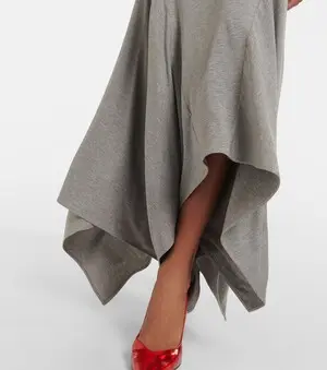 Attico Halterneck Maxi Dress - Grey