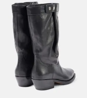 Isabel Marant Ademe Leather Cowboy Boots