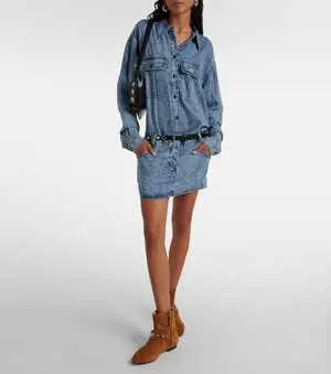 Isabel Marant Étoile Siago Embellished Suede Ankle Boots