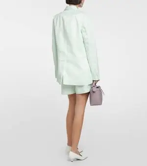 Asceno Azores Linen Blazer - Green
