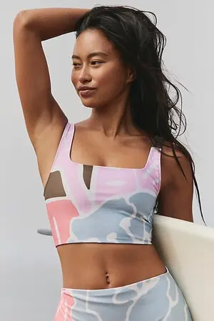 COLADEPEZ Laguna Top - Bloom Print