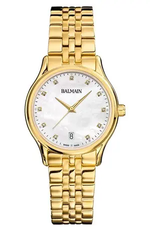 BALMAIN WATCHES Balmain Diamond Bracelet Watch - Yellow Gold
