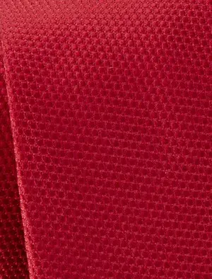 OAK HILL PREMIUM BY DXL Big And Tall Textured Silk Necktie - Red
