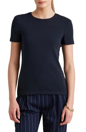 Ralph Lauren Cotton Blend T-shirt - Lauren Navy