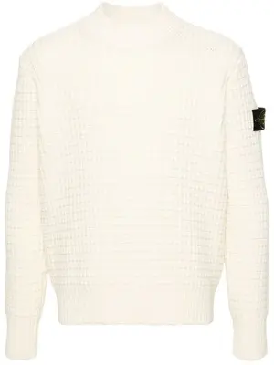 Stone Island Compass Badge 3d-knit Jumper