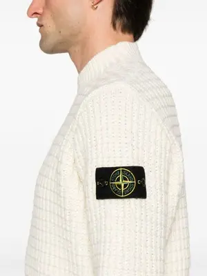 Stone Island Compass Badge 3d-knit Jumper