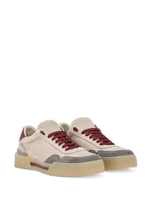Dolce & Gabbana Roma Panelled Sneakers - Neutrals