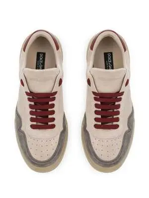 Dolce & Gabbana Roma Panelled Sneakers - Neutrals