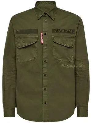 Dsquared2 Ranger Logo-embroidered Shirt