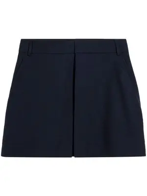 AMI Paris Panelled Mini Skirt - Blue