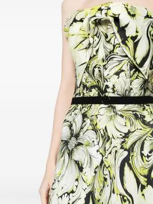 SAIID KOBEISY Floral-print Gown