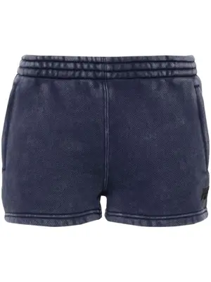 Alexander Wang Embossed-logo Track Shorts