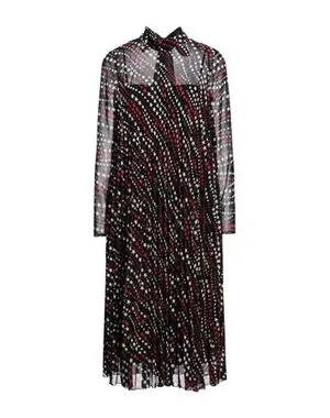 Red Valentino Pleated Midi Shirt Dress