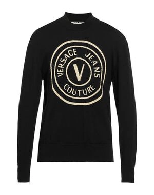 Versace Sweater In Wool Blend - Black
