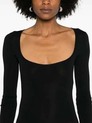 ANA RADU Knitted Maxi Dress - Black