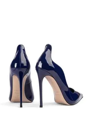 LE SILLA Ivy 120mm Patent-leather Pumps - Blue