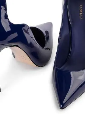 LE SILLA Ivy 120mm Patent-leather Pumps - Blue