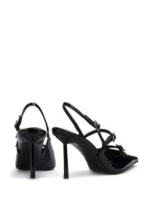 LE SILLA Morgana 80mm Leather Pumps - Black
