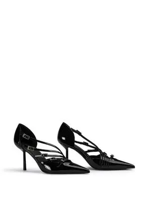 LE SILLA Scarlet 100mm Leather Pumps