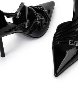 LE SILLA Scarlet 100mm Leather Pumps
