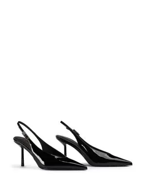 LE SILLA Clivage Leather Pumps