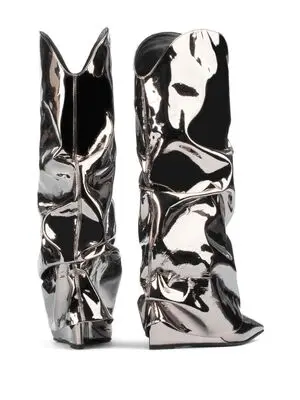 LE SILLA Andy 120mm Metallic-effect Boots