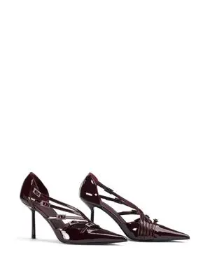 LE SILLA Scarlet 100mm Leather Pumps - Red