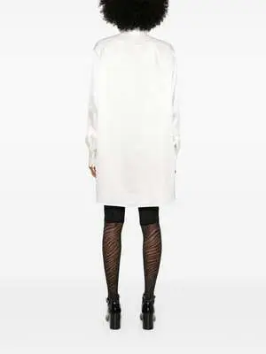 MAISON MARGIELA Silk Satin Shirt - White