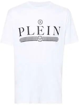 Philipp Plein Logo-print Cotton T-shirt - White