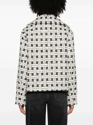 Kenzo Check-pattern Double-breasted Jacket