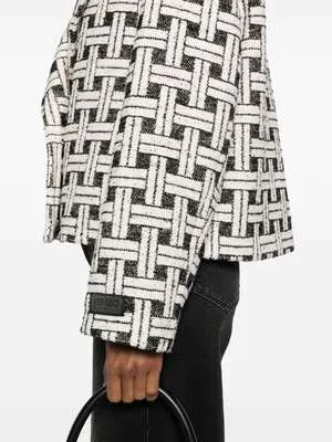 Kenzo Check-pattern Double-breasted Jacket