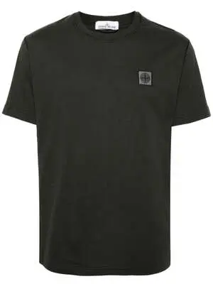 Stone Island Compass-patch Cotton T-shirt