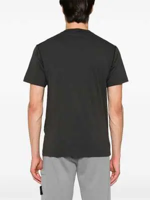 Stone Island Compass-patch Cotton T-shirt