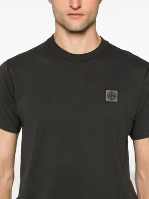 Stone Island Compass-patch Cotton T-shirt