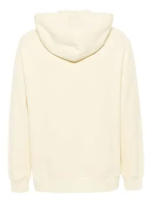 LANVIN Logo-embroidered Cotton Hoodie