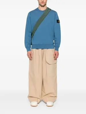 Stone Island Compass-badge Cotton Sweatshirt