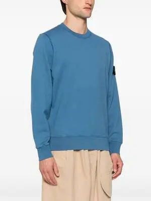 Stone Island Compass-badge Cotton Sweatshirt