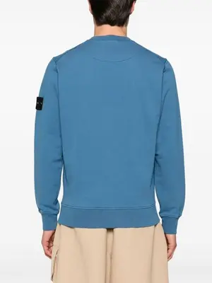 Stone Island Compass-badge Cotton Sweatshirt