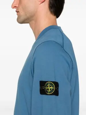 Stone Island Compass-badge Cotton Sweatshirt