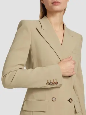 Michael Kors Georgina Wool Double-breasted Blazer