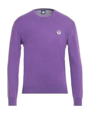 NORTH SAILS Cotton Knit Sweater - Purple