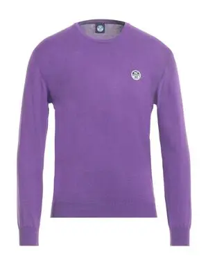 NORTH SAILS Cotton Knit Sweater - Purple