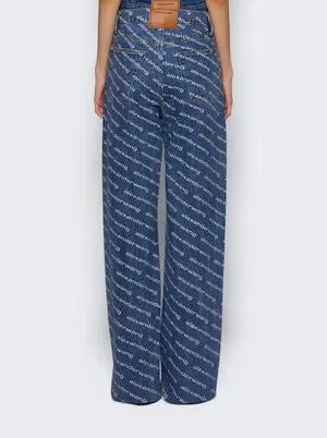 Alexander Wang Ez Logo Jeans