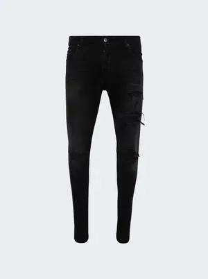 Amiri Ma Varsity Repair Jeans - Vintage Black