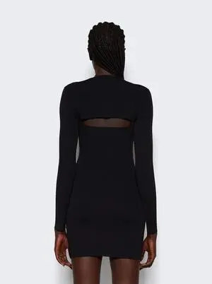 Alexander Wang Cropped Cardigan Twinset Dress