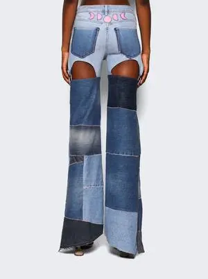 MOMMA'S BLUES Chacha Chaps Denim Jeans