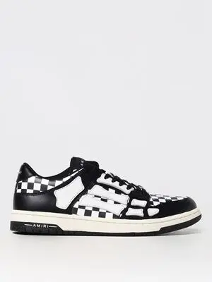 Amiri Checkerboard Bone Runner Sneakers - Black