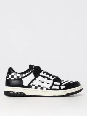 Amiri Checkerboard Bone Runner Sneakers - Black