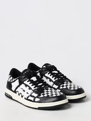 Amiri Checkerboard Bone Runner Sneakers - Black